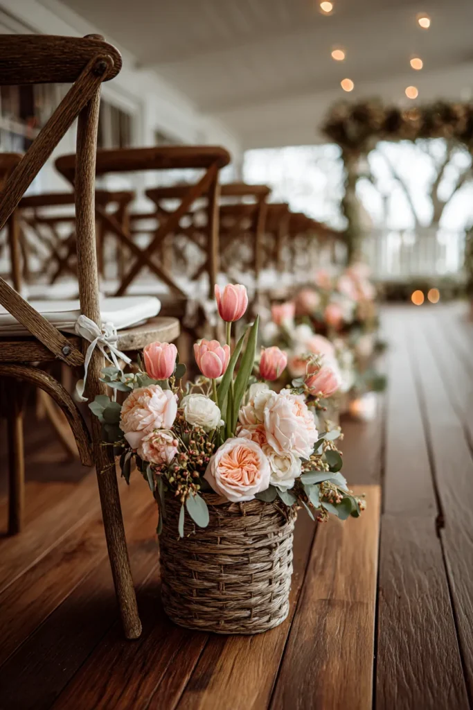 19 Soft Spring Aisle Decor Ideas That Make a Grand Entrance