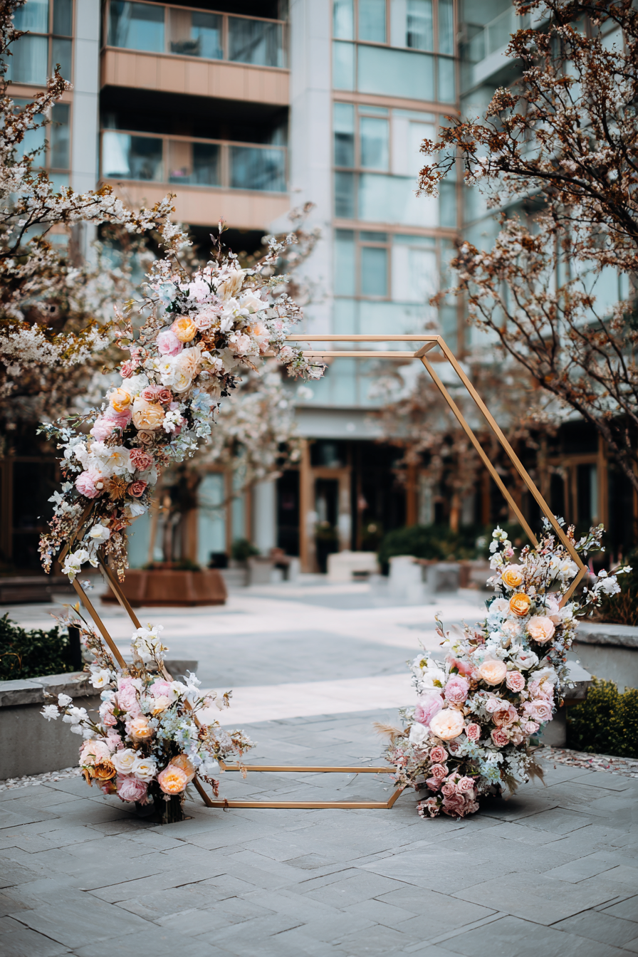 25 Creative Spring Wedding Arch Ideas For a Picture-Perfect Ceremony