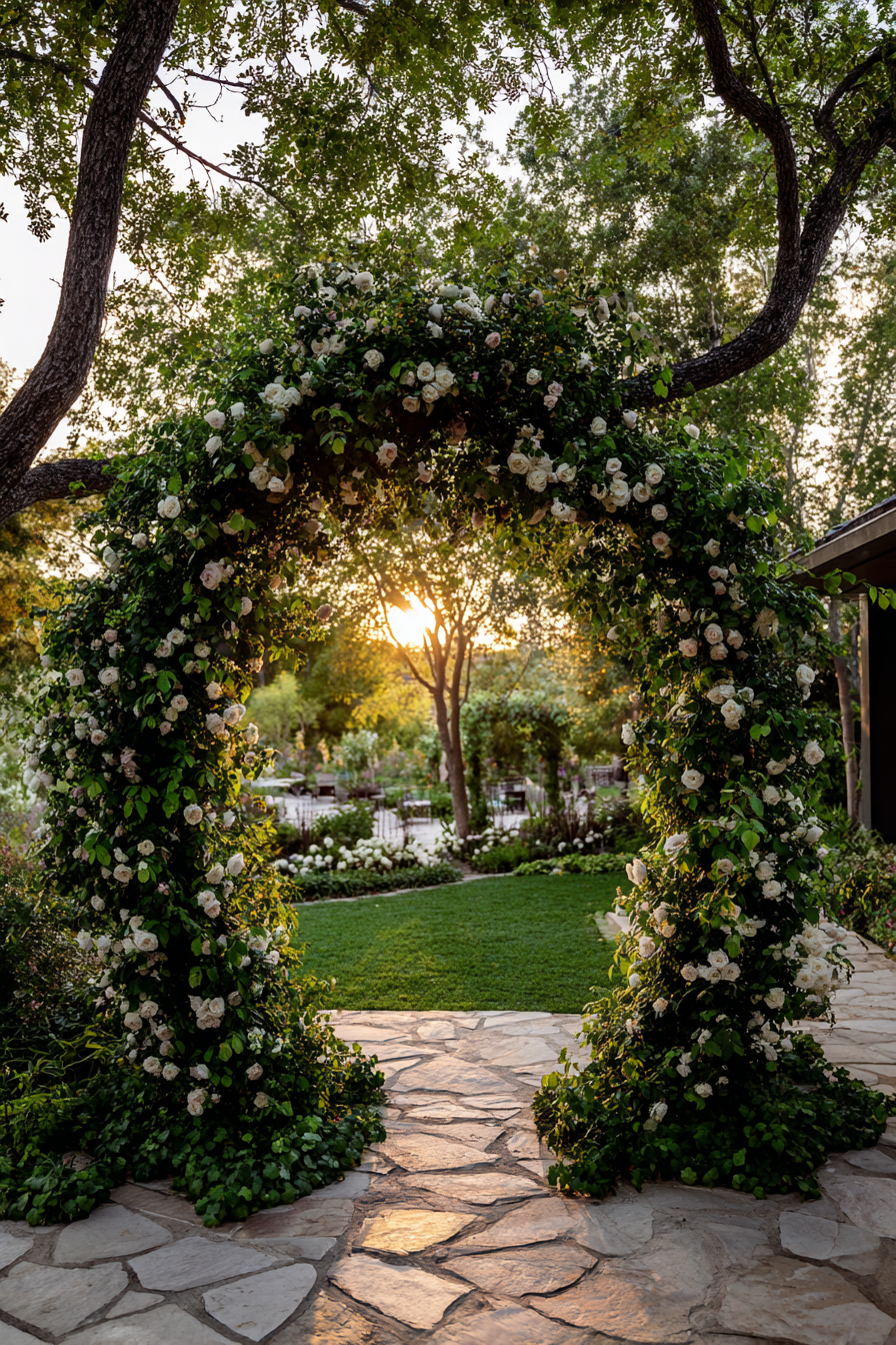 25 Creative Spring Wedding Arch Ideas For a Picture-Perfect Ceremony