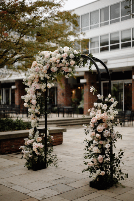 25 Creative Spring Wedding Arch Ideas For a Picture-Perfect Ceremony
