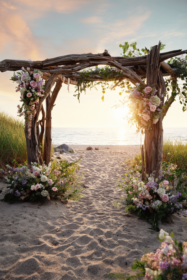 25 Creative Spring Wedding Arch Ideas For a Picture-Perfect Ceremony