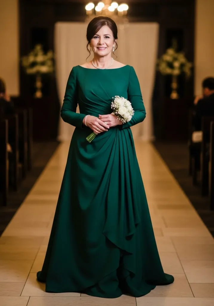 20 Cozy Yet Elegant Mother of the Bride Dresses for Winter Weddings