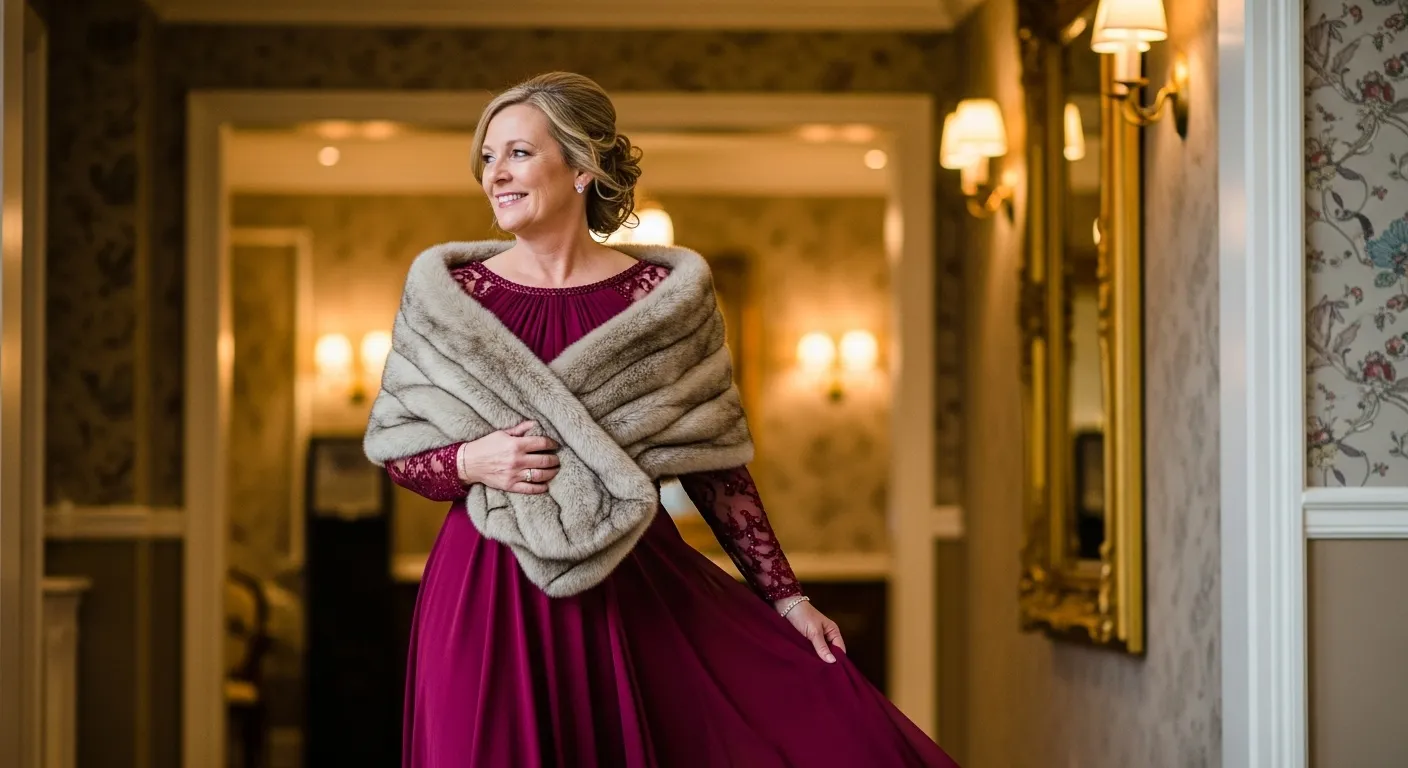 20 Cozy Yet Elegant Mother of the Bride Dresses for Winter Weddings