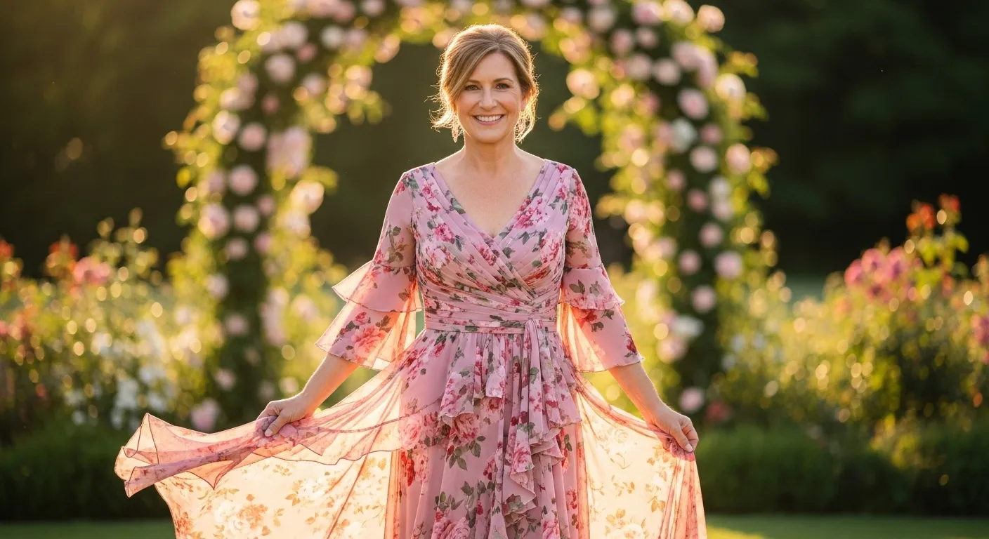 21 Romantic Mother of the Bride Dresses with Floral Touches